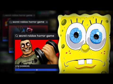 I Played The WORST Roblox Horror Games And I Regret It...