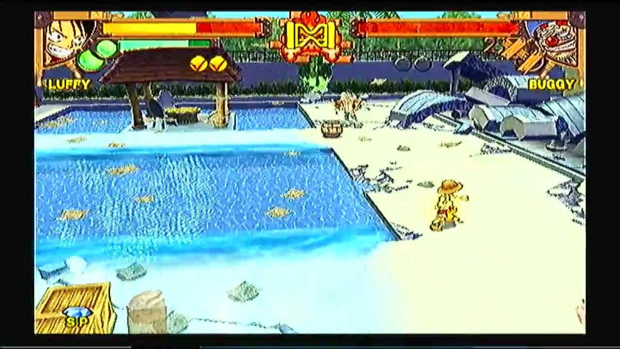 One Piece Grand Battle ps2- Luffy vs Buggy - YouTube
