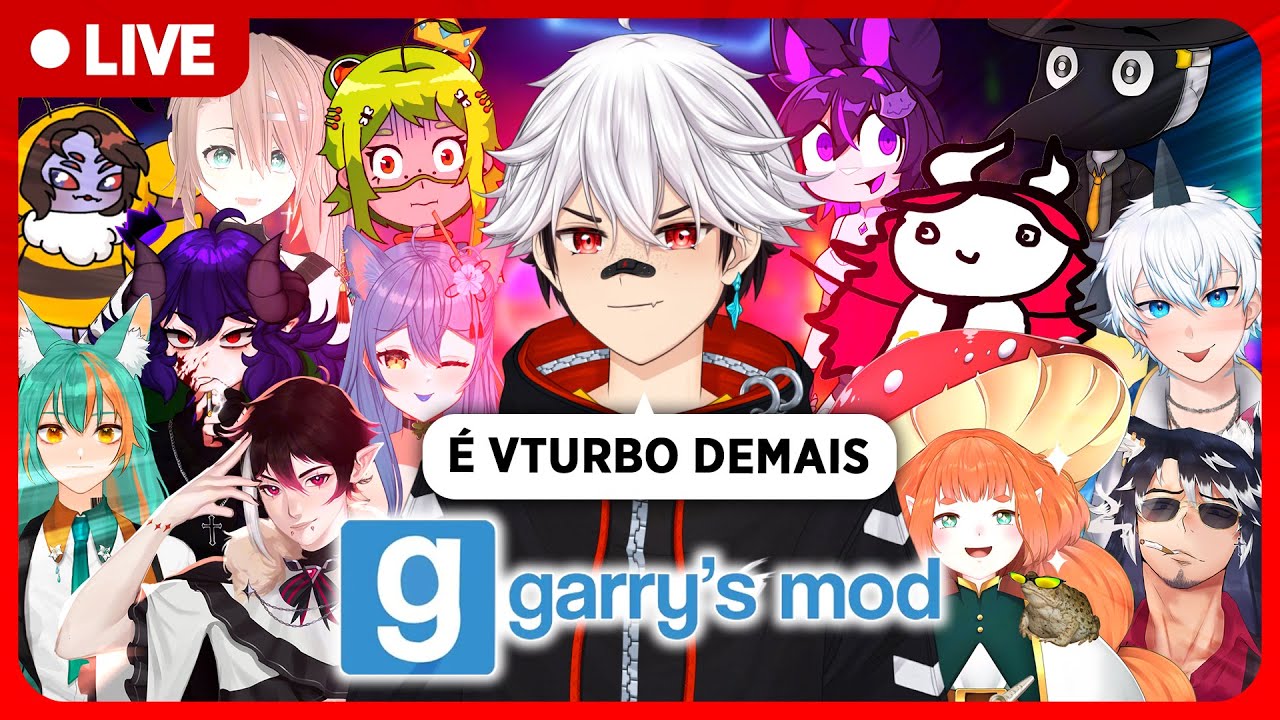 PERSEGUIÇÃO E GRITARIA VTUBER EM GMOD (Garry's Mod) - YouTube