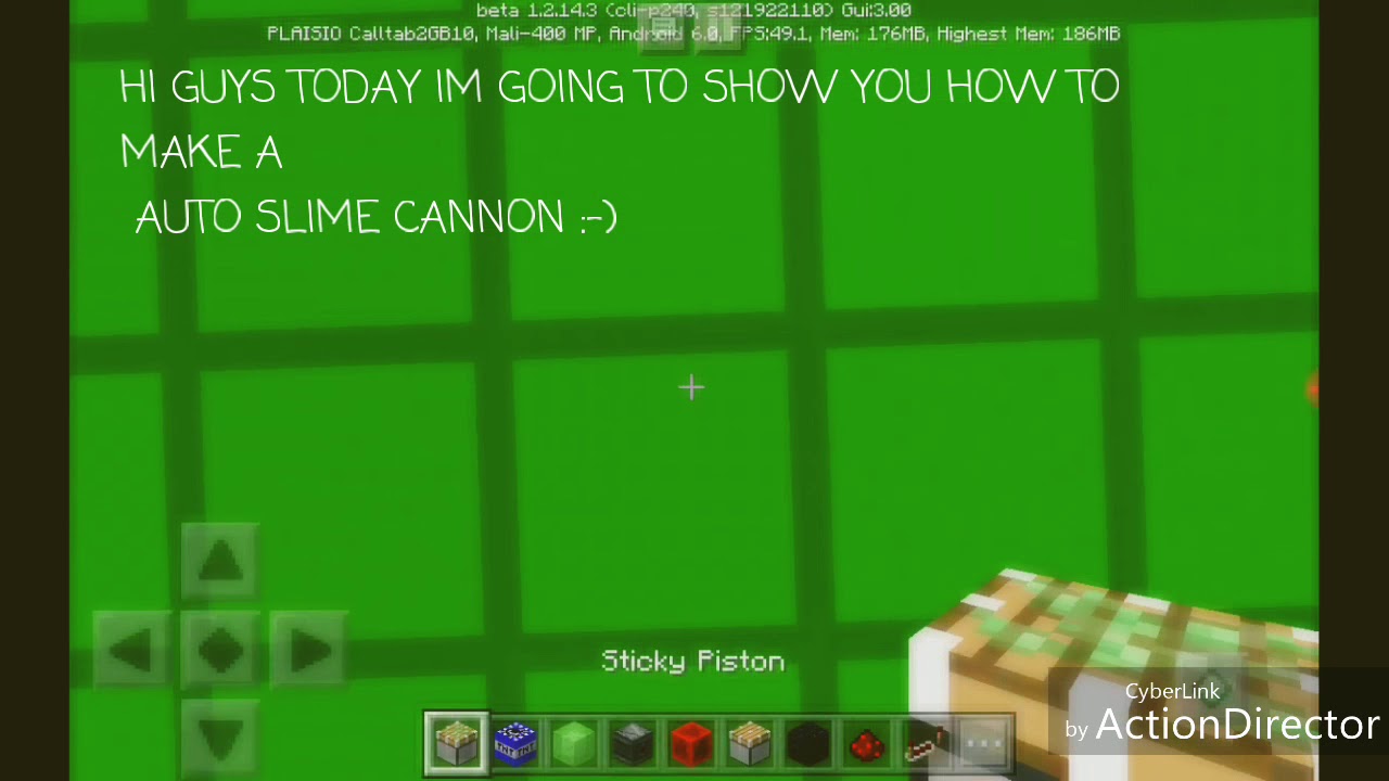 How to make an auto slime TNT cannon - YouTube