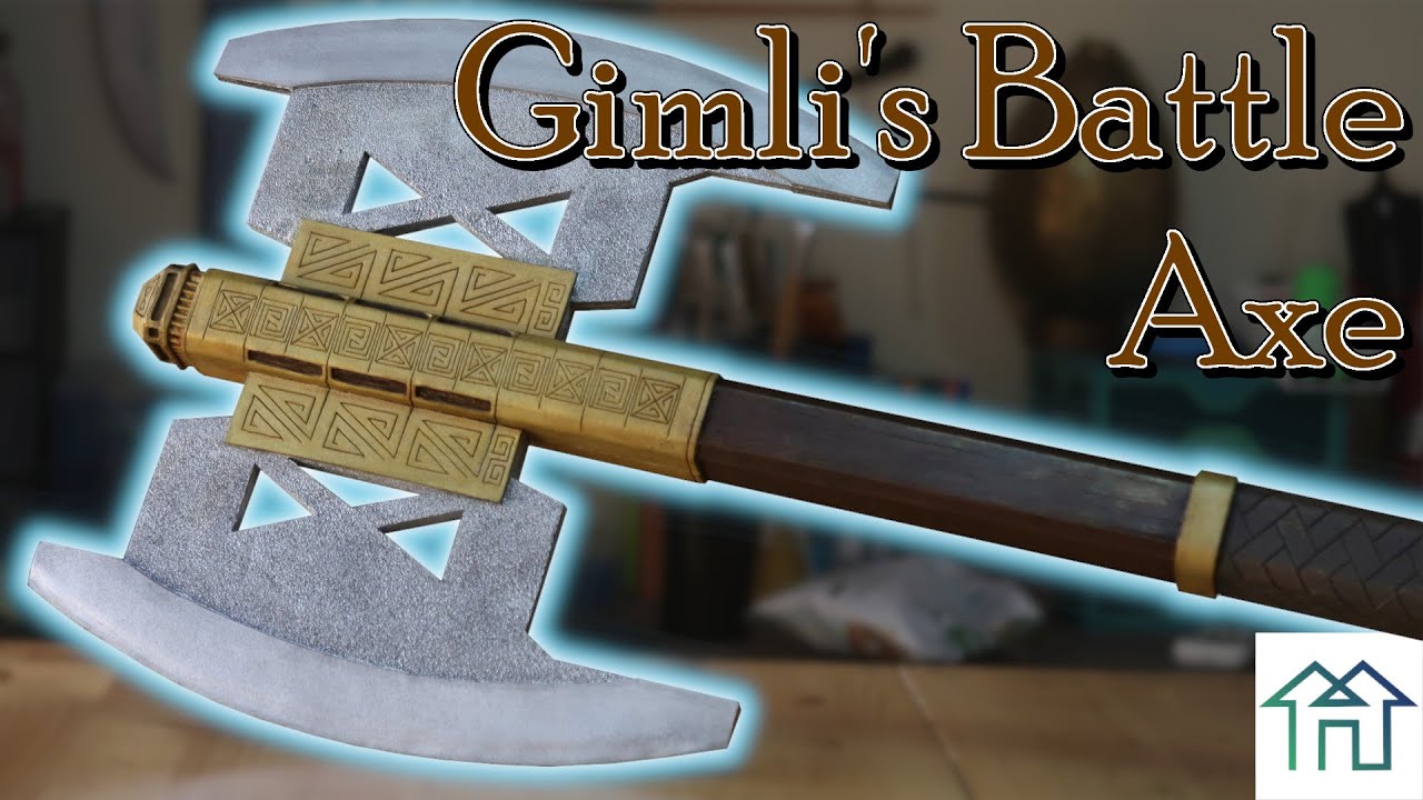 The LORD OF THE RINGS | How to Make Gimli's BATTLE AXE - YouTube