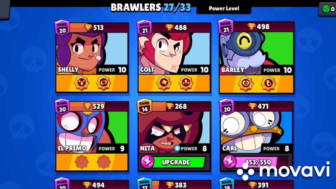 Brawl Stars. All characters show - YouTube