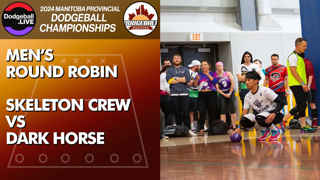 Skeleton Crew vs Dark Horse / 2024 Dodgeball Manitoba Men's Provincial ...