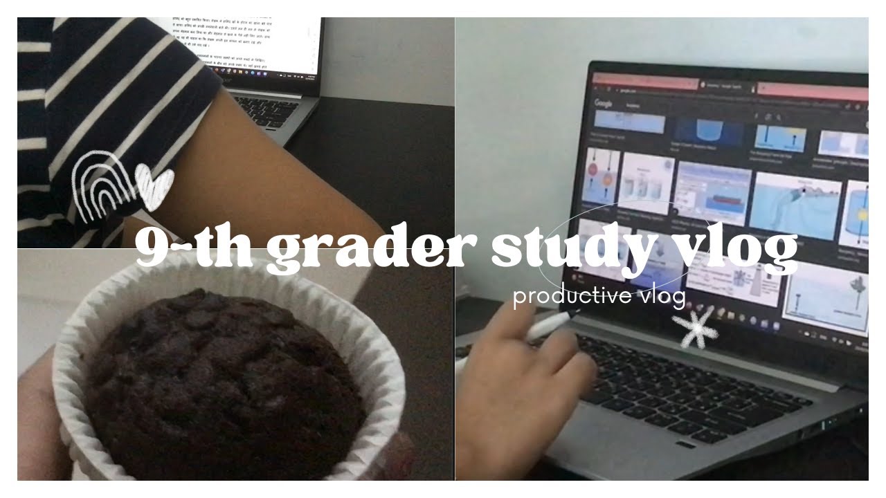 9th Grade Study Vlog | A day in the life of a CBSE student - YouTube