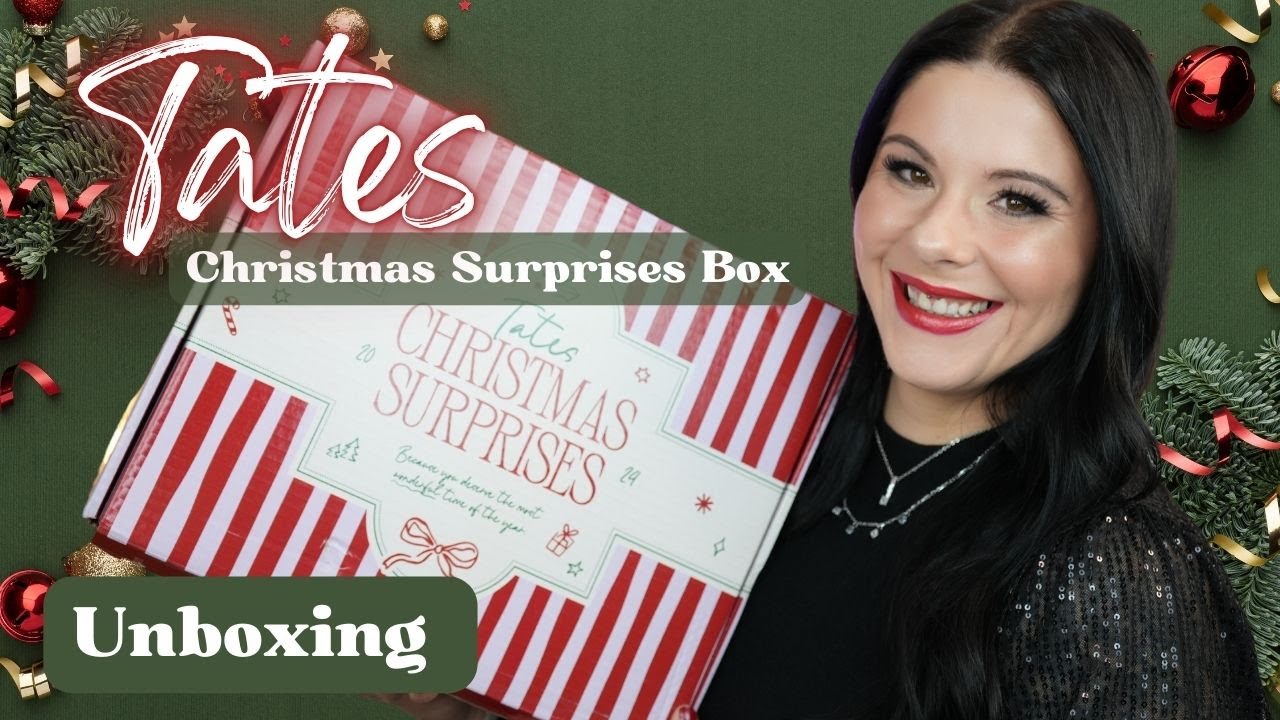 Mal was anderes! 🎄 Tates Christmas Surprises Box UNBOXING - YouTube