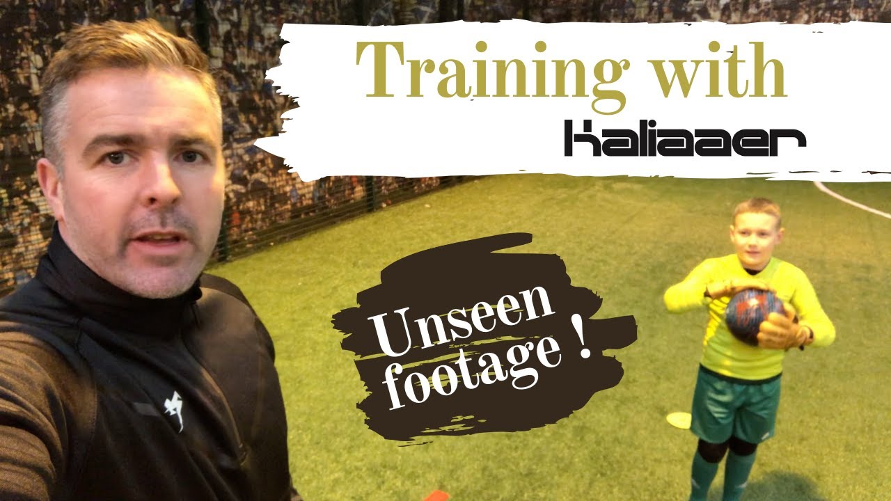 Indoor Goalkeeper Training w/ Kaliaaer Feb 2019 when I was 9 years old ...