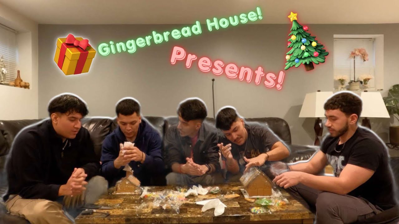 BUILDING GINGERBREAD HOUSES + SECRET SANTA VlOG - YouTube