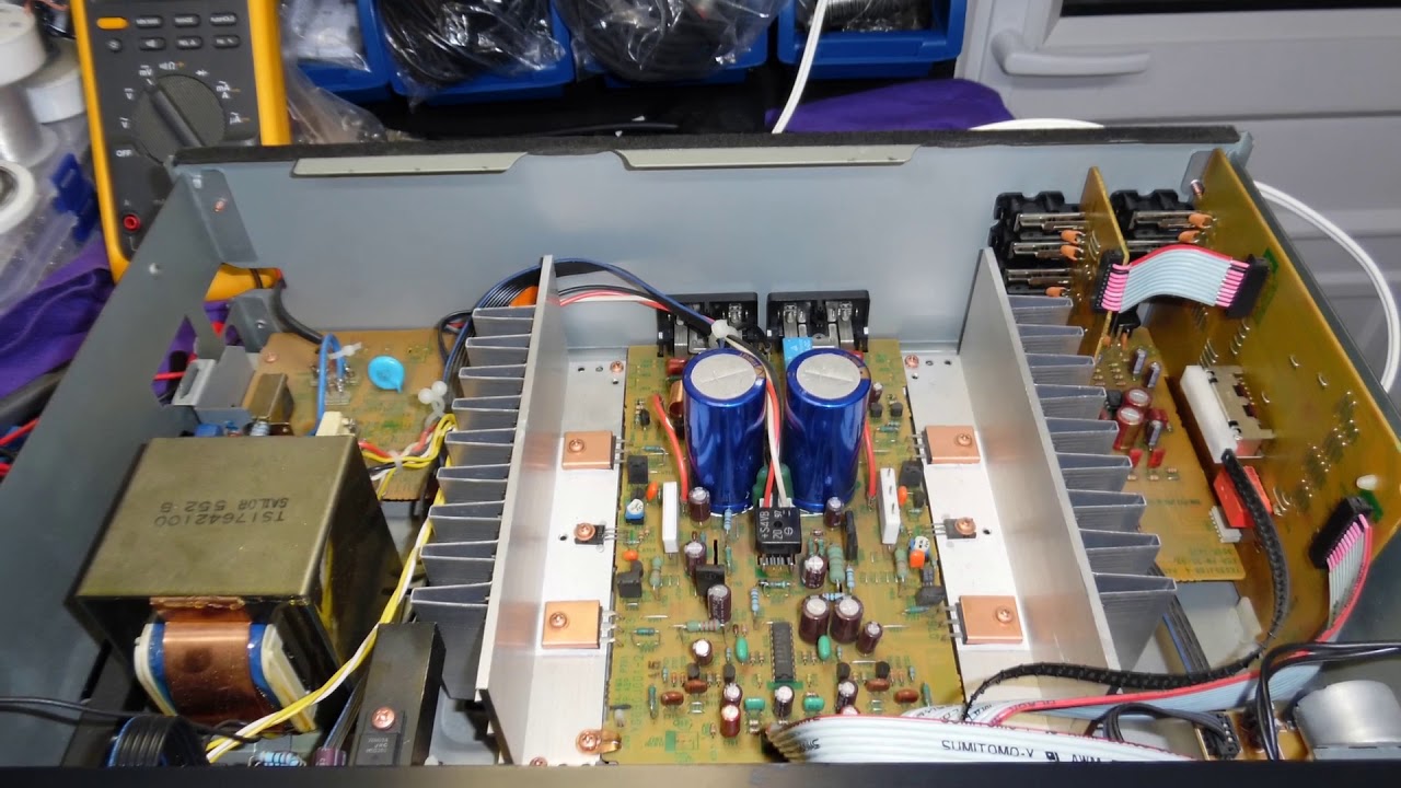 Marantz PM 55SE Amplifier Repair - YouTube
