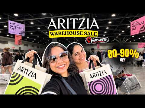 We Went to the CRAZIEST Aritzia Sale in Vancouver! 80–90% OFF