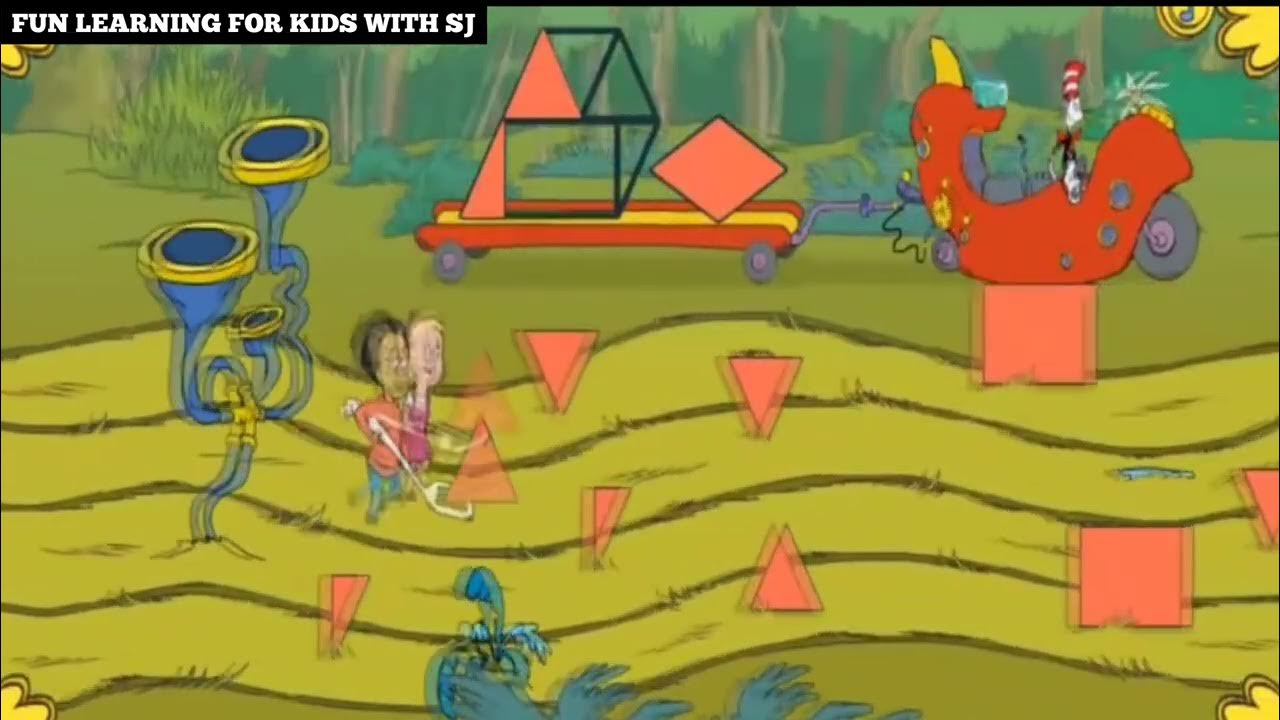 CAT IN THE HAT - THE GREAT SHAPE RACE - YouTube