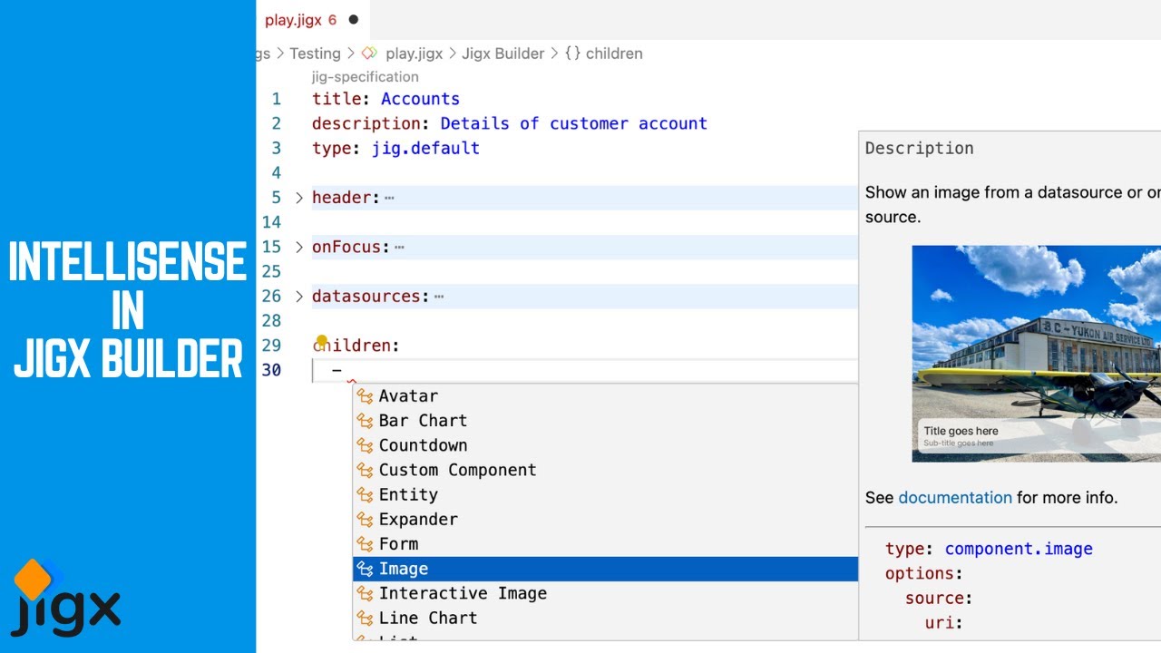 IntelliSense in Jigx — build native mobile apps faster with IntelliSense & Jigx - YouTube