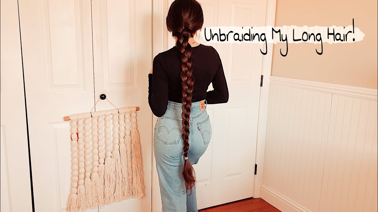 Unbraiding My Long Hair (22) | Elizabeth - YouTube