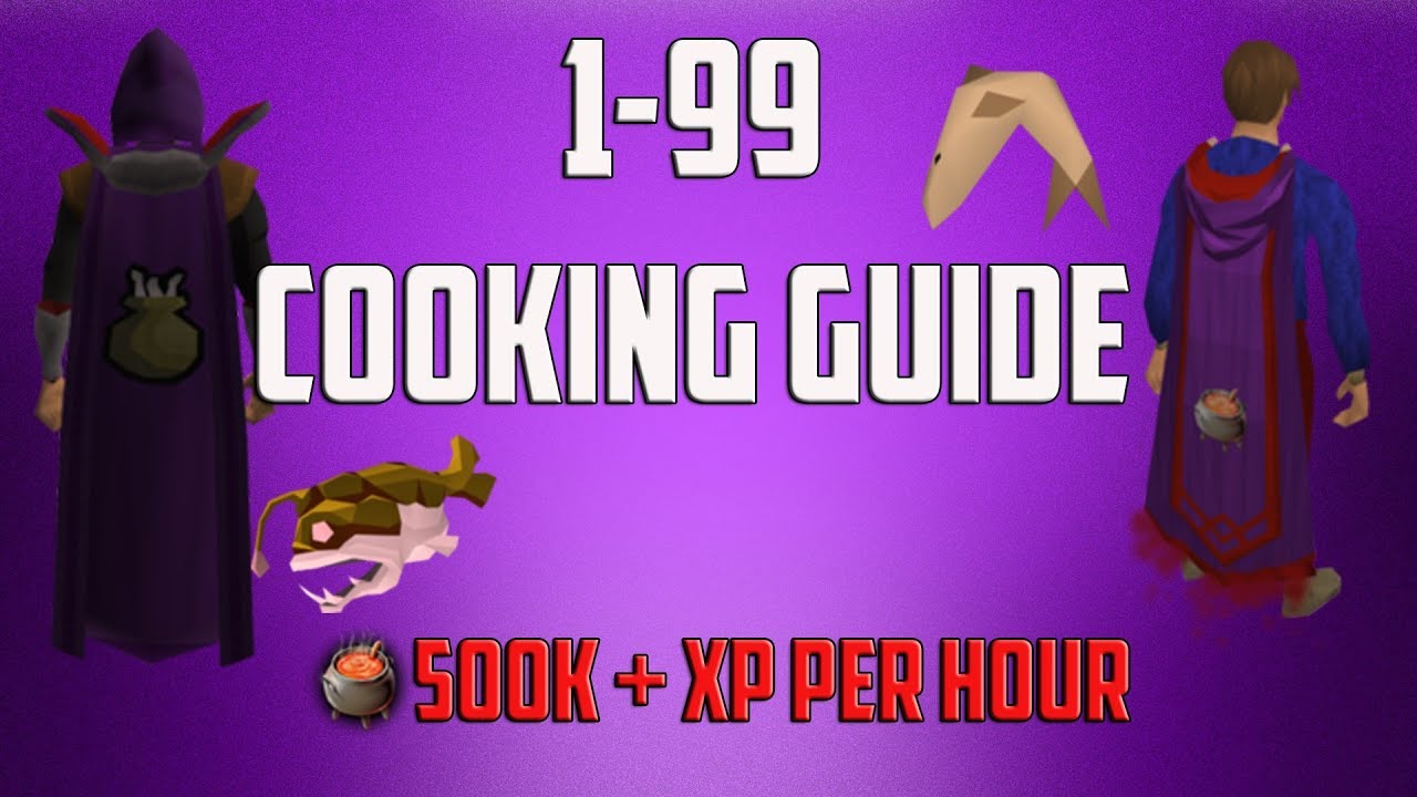 Runescape 3 - 1-99 Cooking guide - YouTube