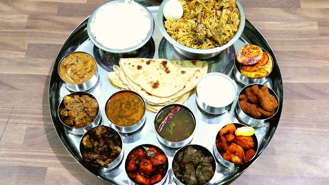 சிக்கன் தாலி | Chicken Thali Recipes | Non Veg Thali in Tamil | Tamil ...