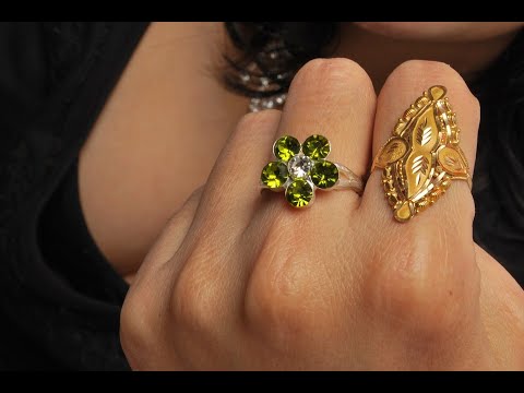 Angti Design Gold new Design / Women's Wedding Rings - Gold Rings - YouTube