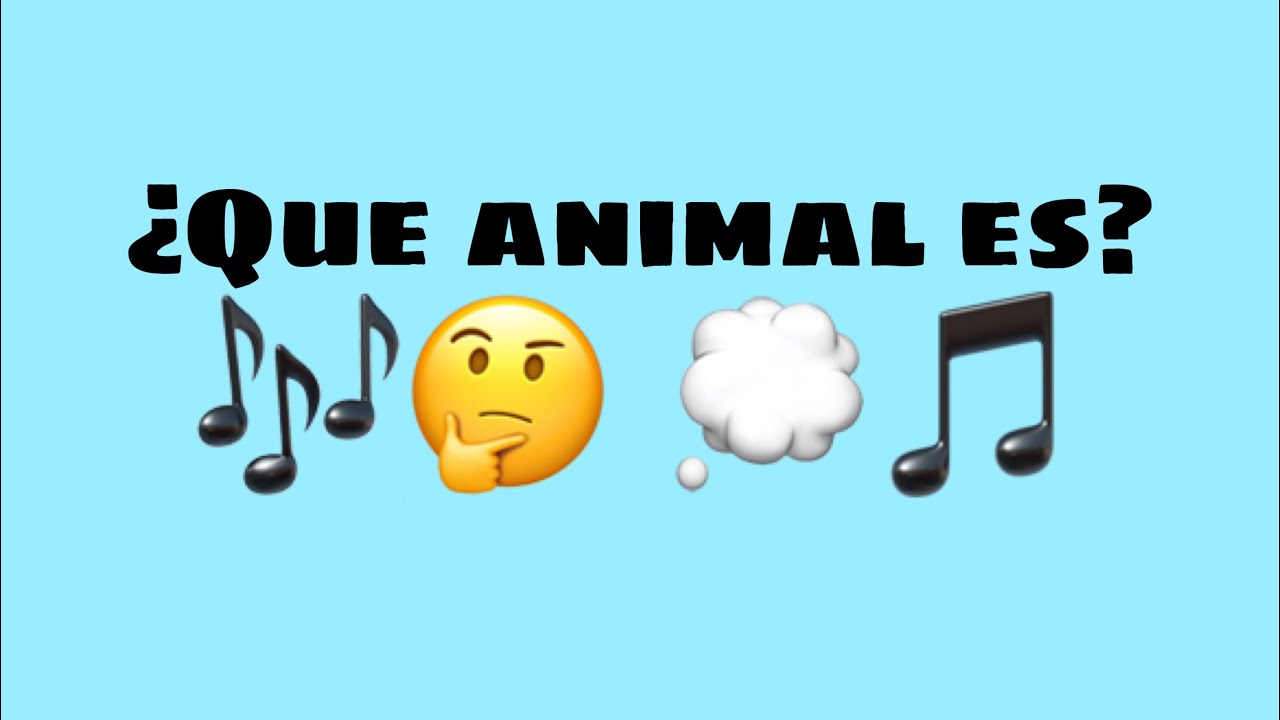¿Sabes que animal es ? - YouTube