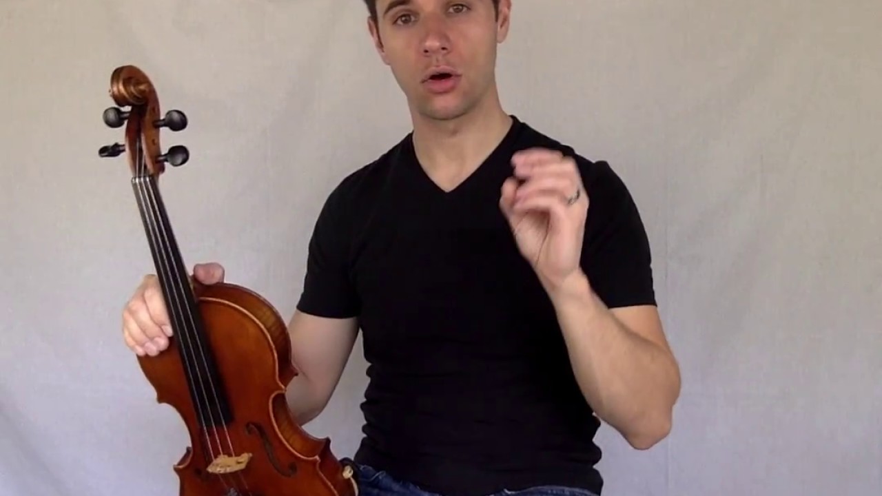 How To Bow(Arco) On The Violin - YouTube