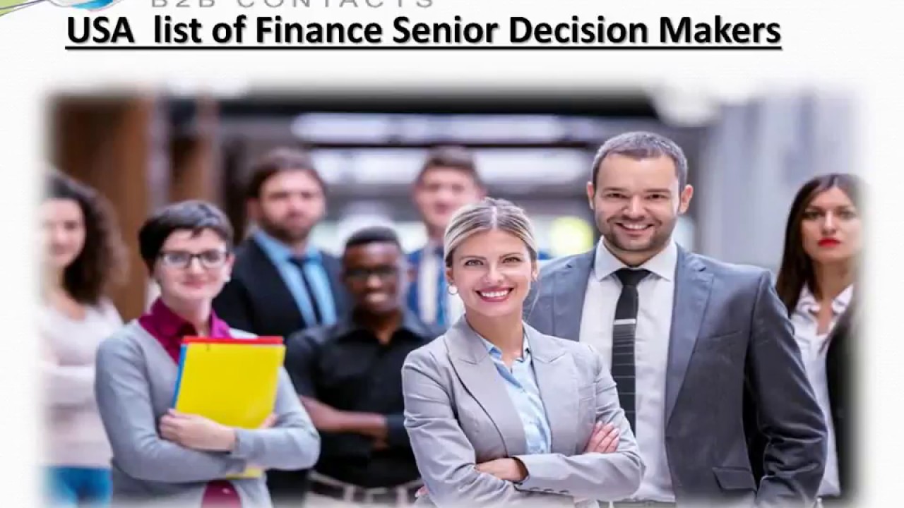 USA list of Finance Senior Decision Makers - YouTube