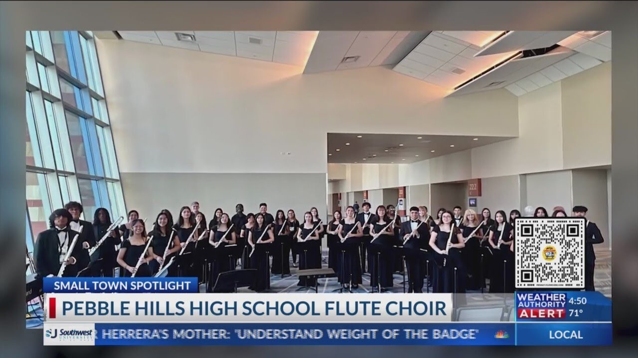 Small Town Spotlight: Pebble Hills Flute Choir - YouTube