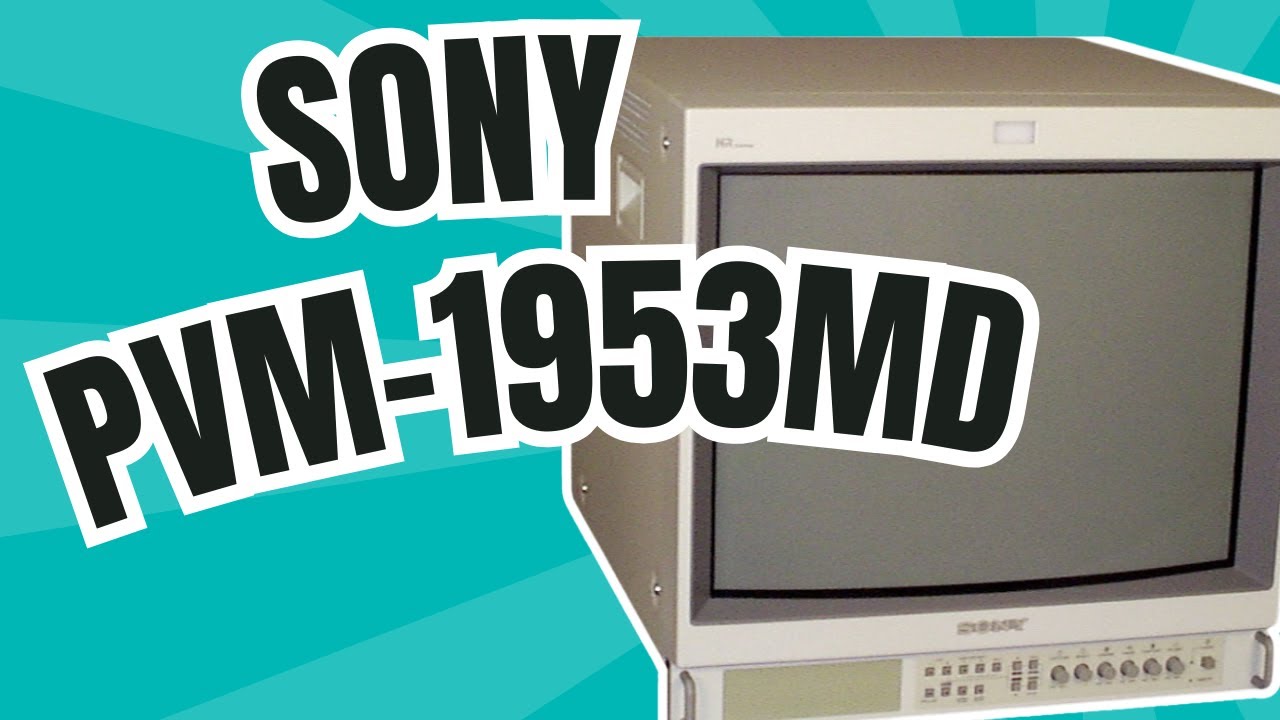 Sony PVM-1953MD CRT Showcase! - YouTube