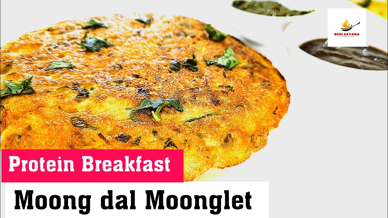 Moong dal ka tasty moonglet | Moonglet recipe | breakfast recipe - YouTube