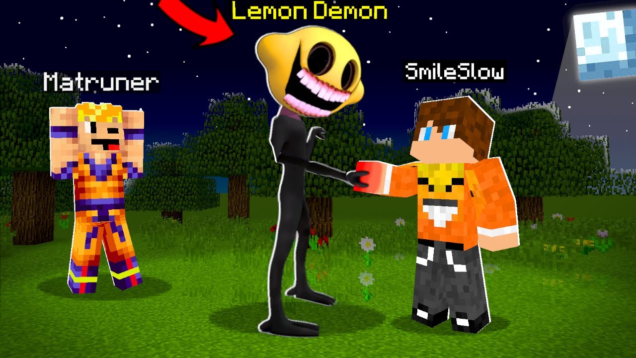 SMILESLOW PRZYWITAŁ SIĘ z LEMON DEMON w MINECRAFT I STAŁO SIĘ TO ...