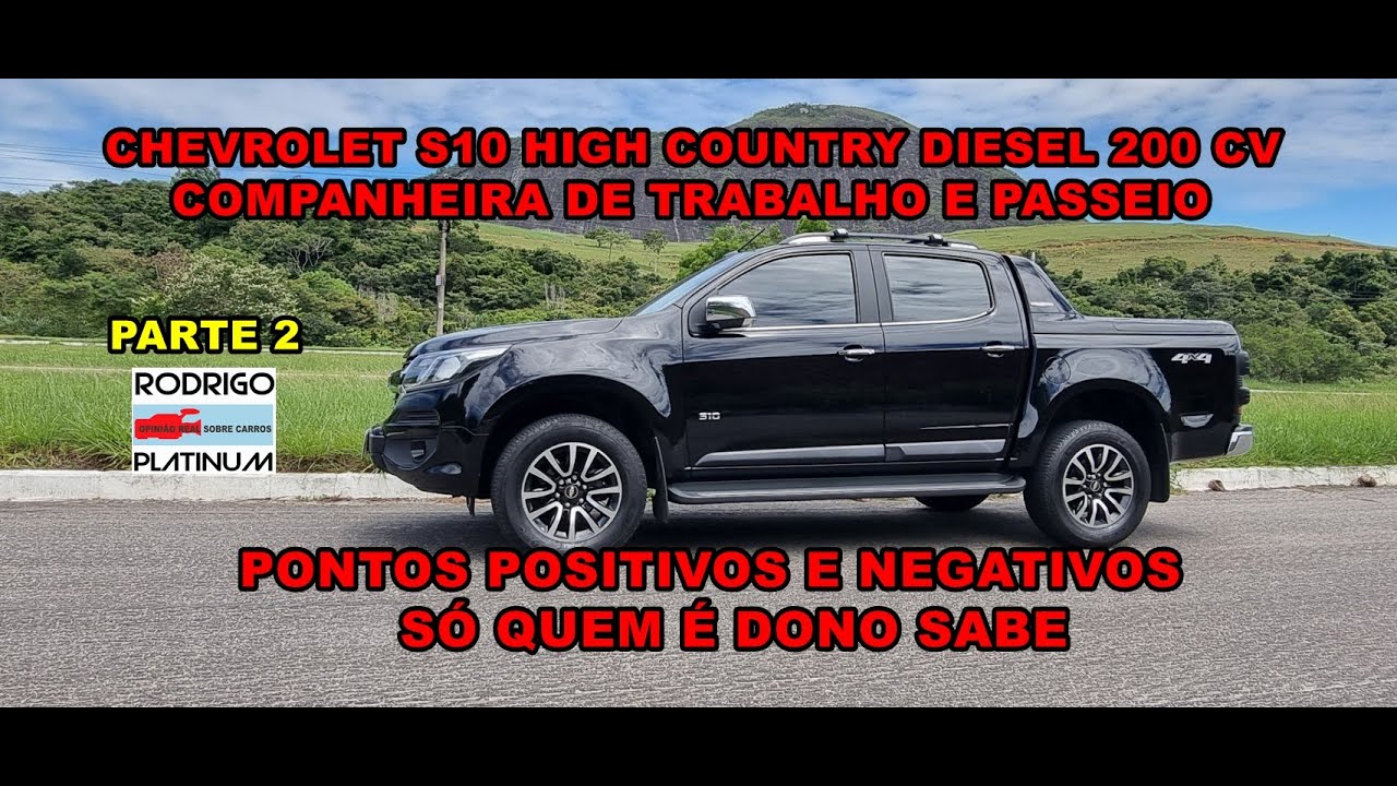 Chevrolet S10 High Country Diesel 200 CV Excelente Companheira Pontos ...