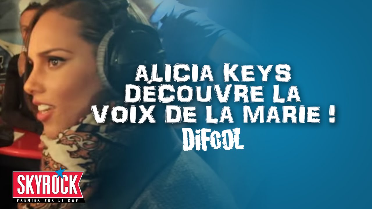 Alicia Keys va découvrir la douce voix de la Marie #LaRadioLibre - YouTube