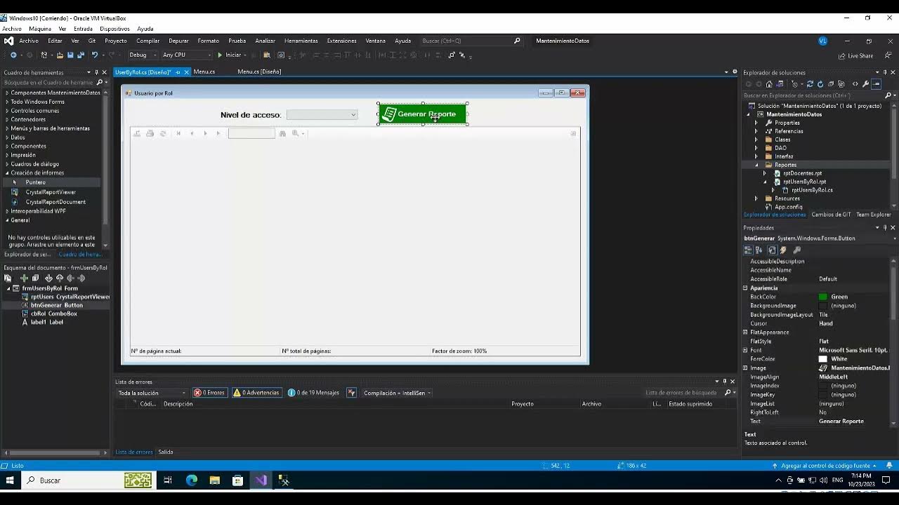 Reportes C Windows Form Con Parametros Youtube