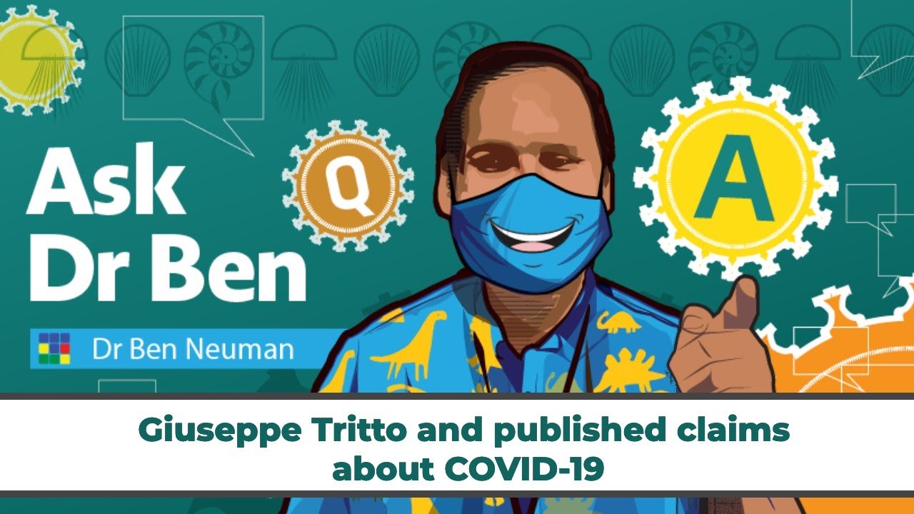 Giuseppe Tritto and published claims about COVID-19 #AskDrBen # ...