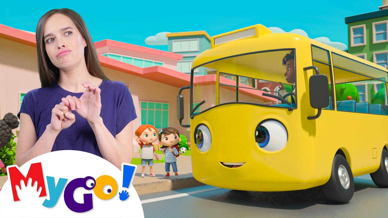 School Bus Song | Lellobee - Nursery Rhymes & Baby Songs | Sign ...
