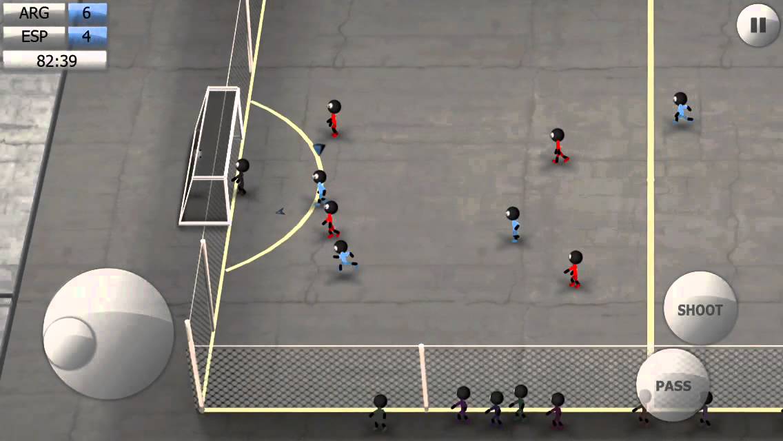 [Stickman Soccer 2014] Full court goal!!!!!! - YouTube