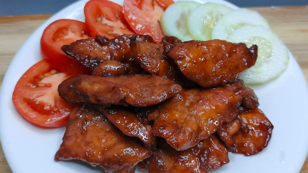 Homemade Chicken Tocino! Chicken Breast Recipes #chicken #ulam - YouTube