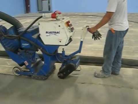 Concrete Floor Shot Blasting - YouTube