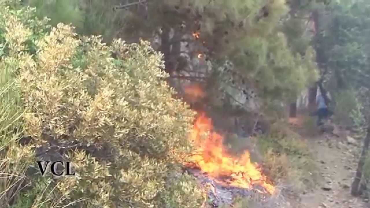 ΦΩΤΙΑ ΣΤΗ ΜΥΤΙΛΗΝΗ ΑΓ ΜΑΡΙΝΑ - YouTube