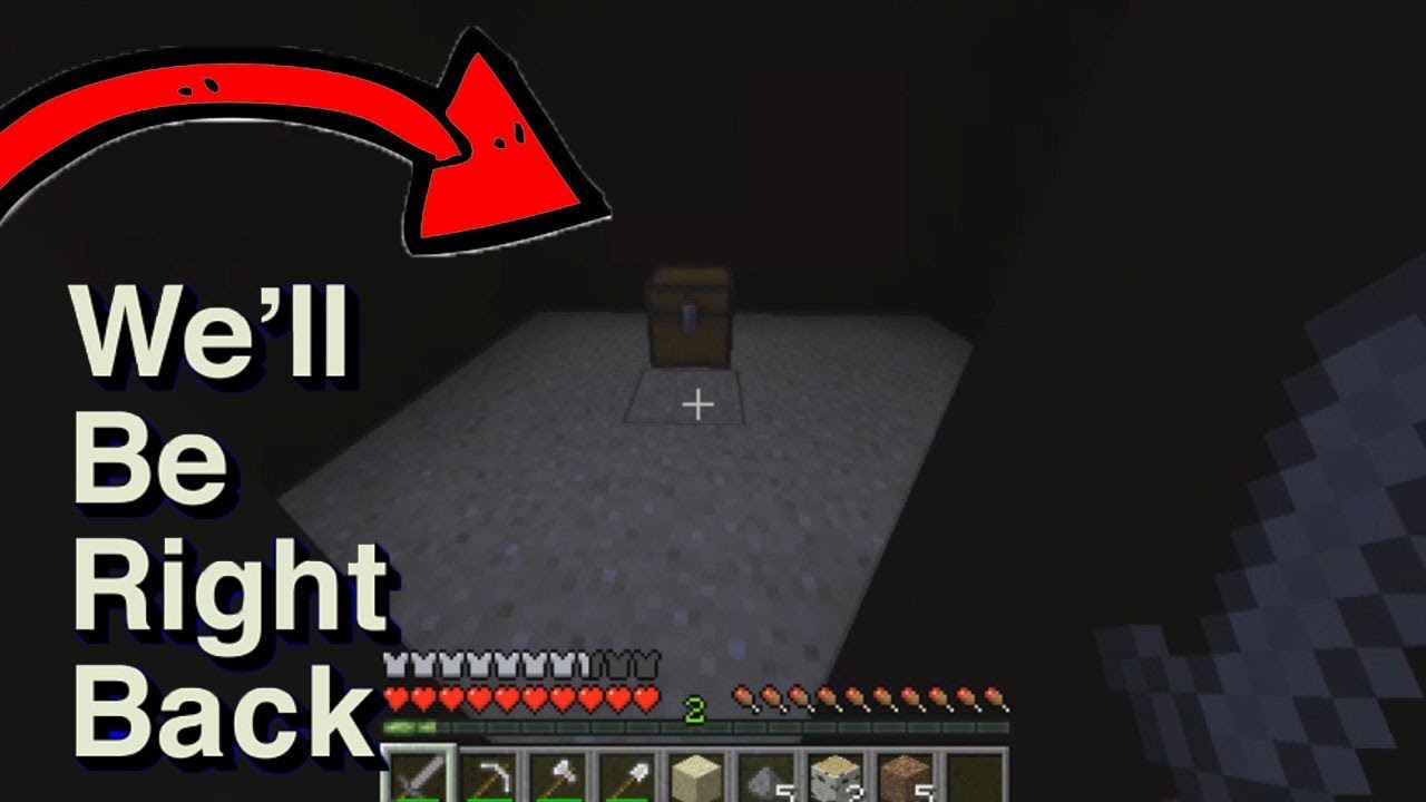 WE'LL BE RIGHT BACK - MINECRAFT EDITION - YouTube