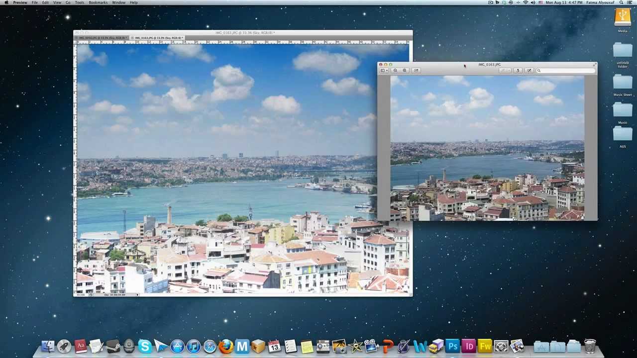 How to: Fix the Sky color in PhotoShop - YouTube