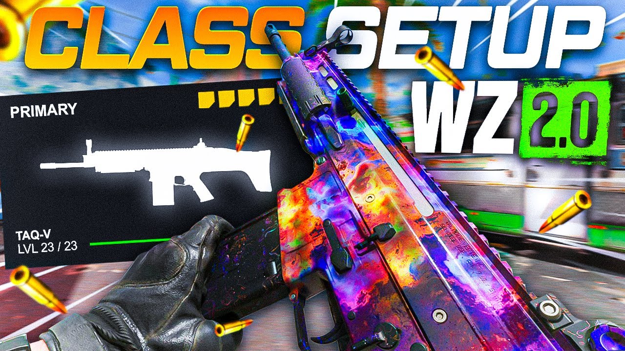 La TAQ-V est "BROKEN" sur WARZONE 2 ! (Best Taq-V Class Setup) - YouTube