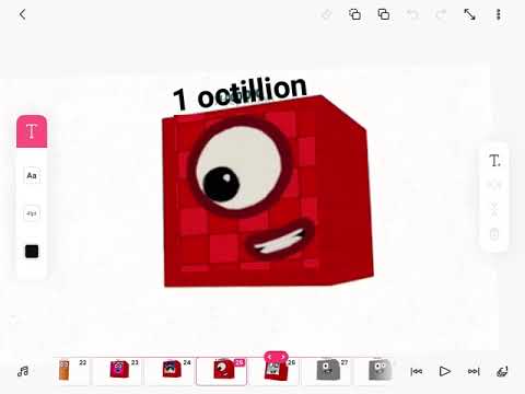 Numberblocks 1,000,000,000 To 1 Vigintillion - YouTube