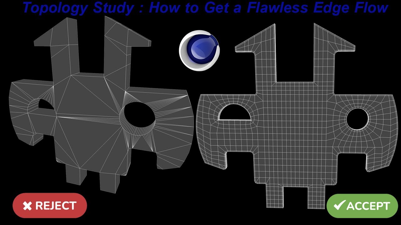 clean topology : How to Get a Flawless Edge Flow in Cinema 4D - YouTube