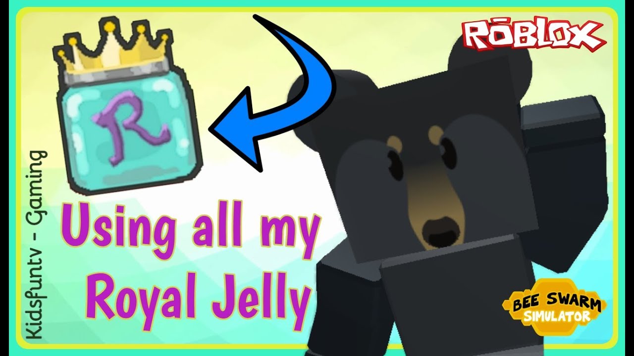 Roblox Bee Swarm Simulator | Using All My Royal Jelly!! - YouTube