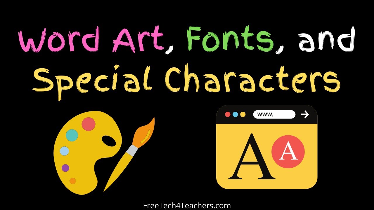 Tips On Word Art Fonts And Special Characters In Google Slides Docs Tips On Word Art Fonts And Special Characters In Google Slides Docs