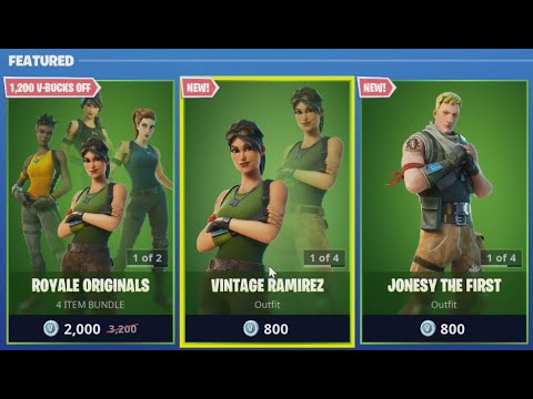 ROYAL ORIGINALS, Battle Classics, OG Defaults in Fortnite Item Shop ...