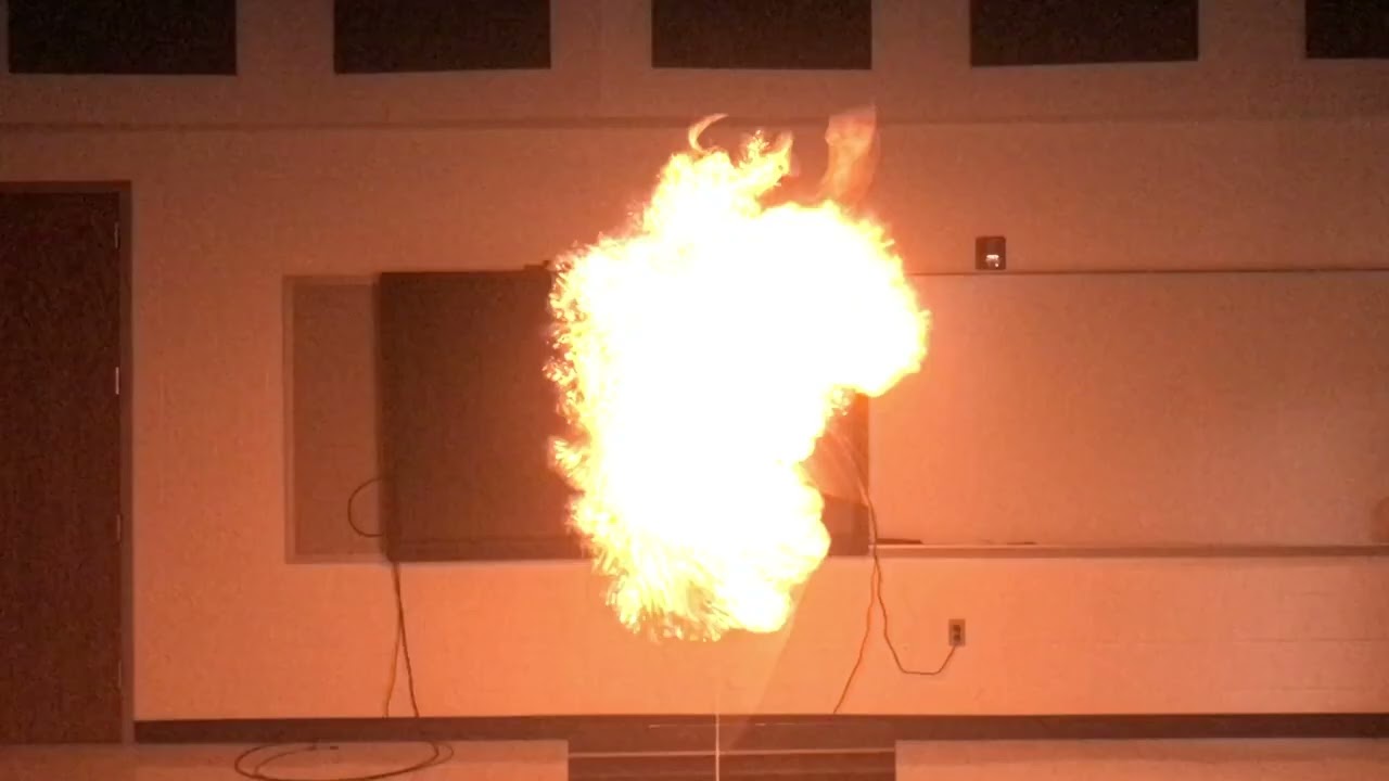 Hydrogen Balloon Explosion