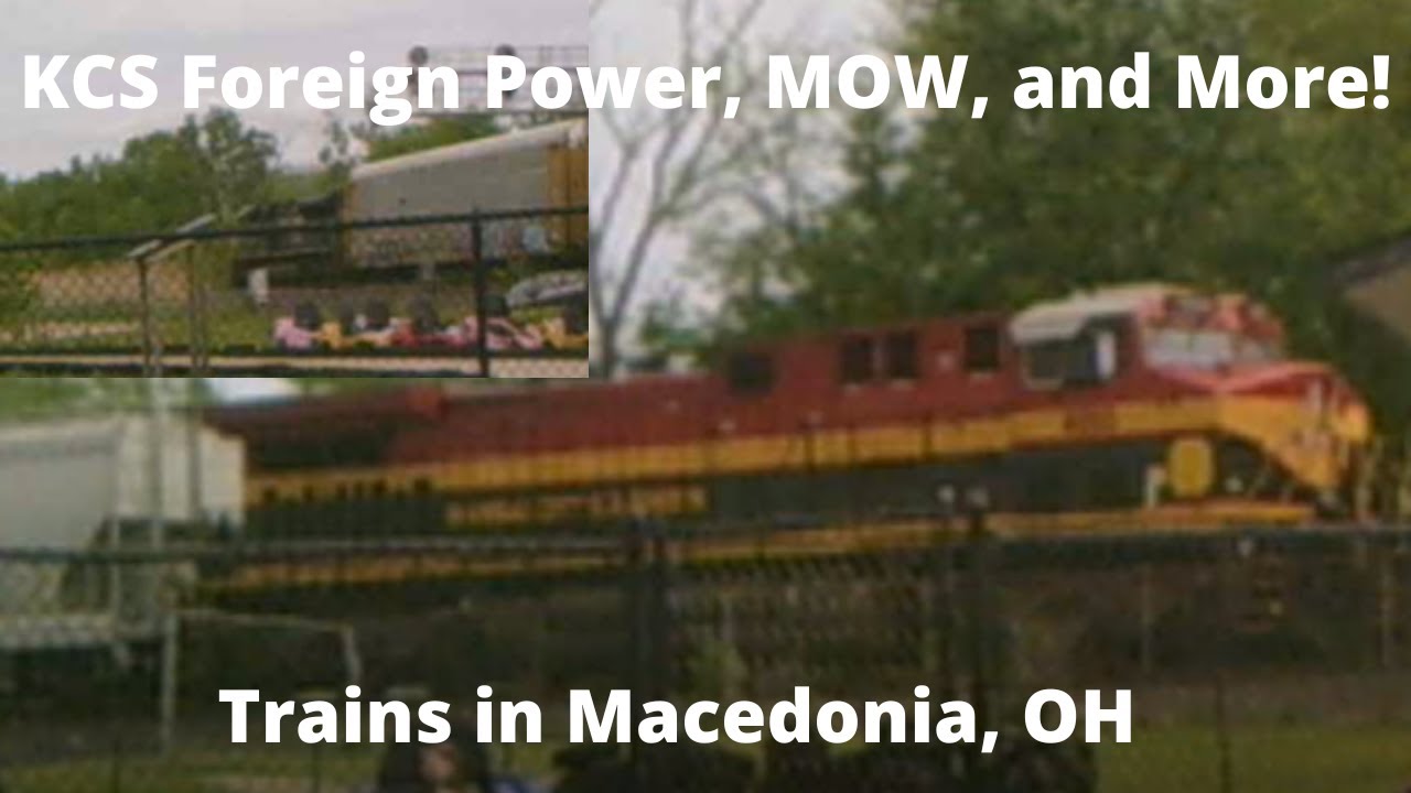 NS Trains at Fun 'n' Stuff in Macedonia, OH! First KCS and some MOW ...