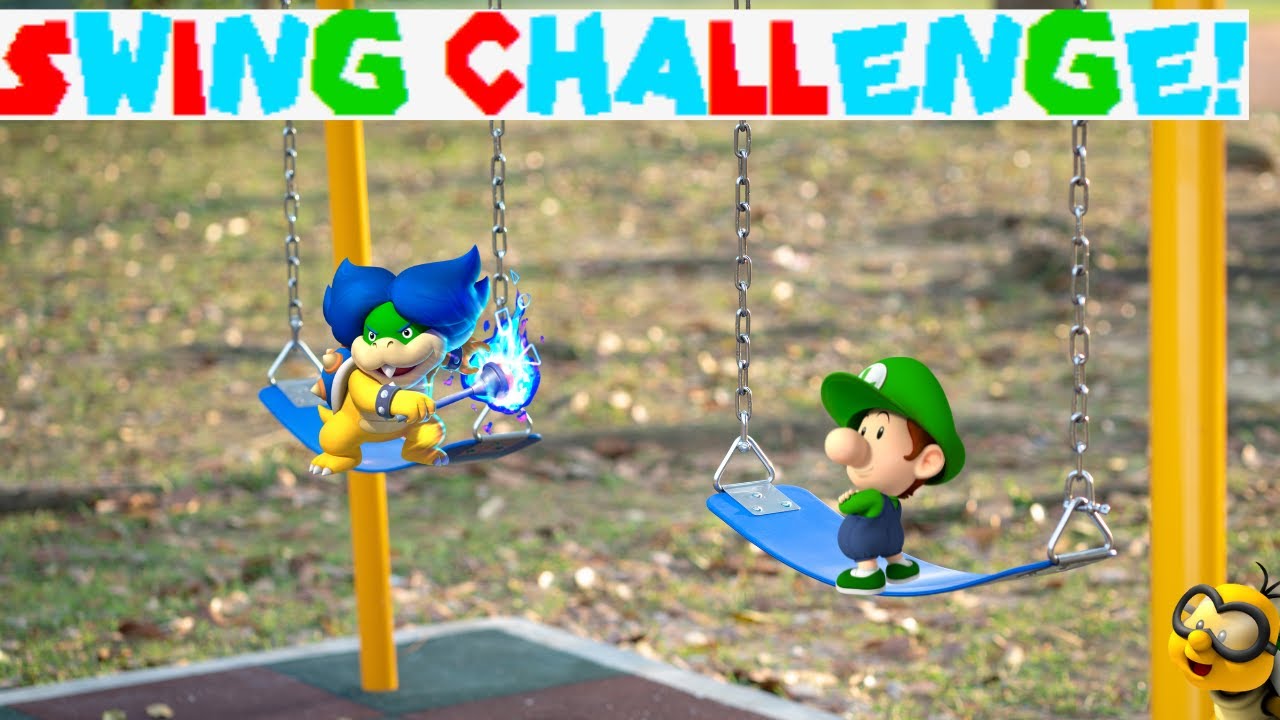 KoopaKid7 Plush Studio: Mario Swing Challenge! (ft. Daniella Rodgers ...
