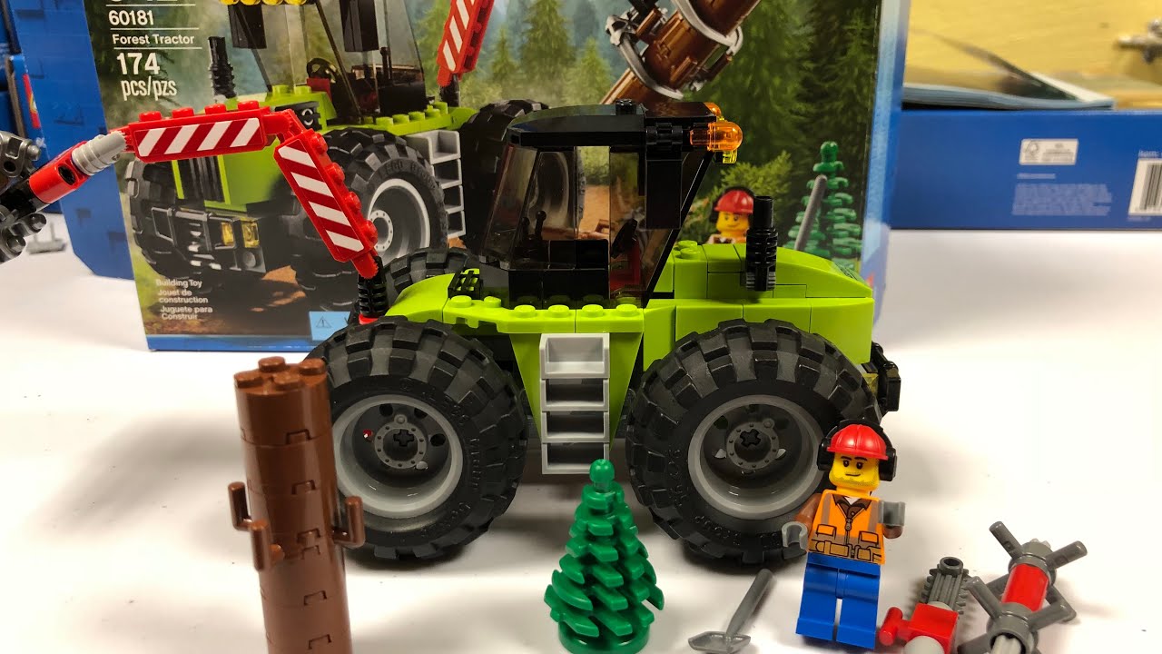 LEGO City 2018 Forest Tractor Review! - YouTube