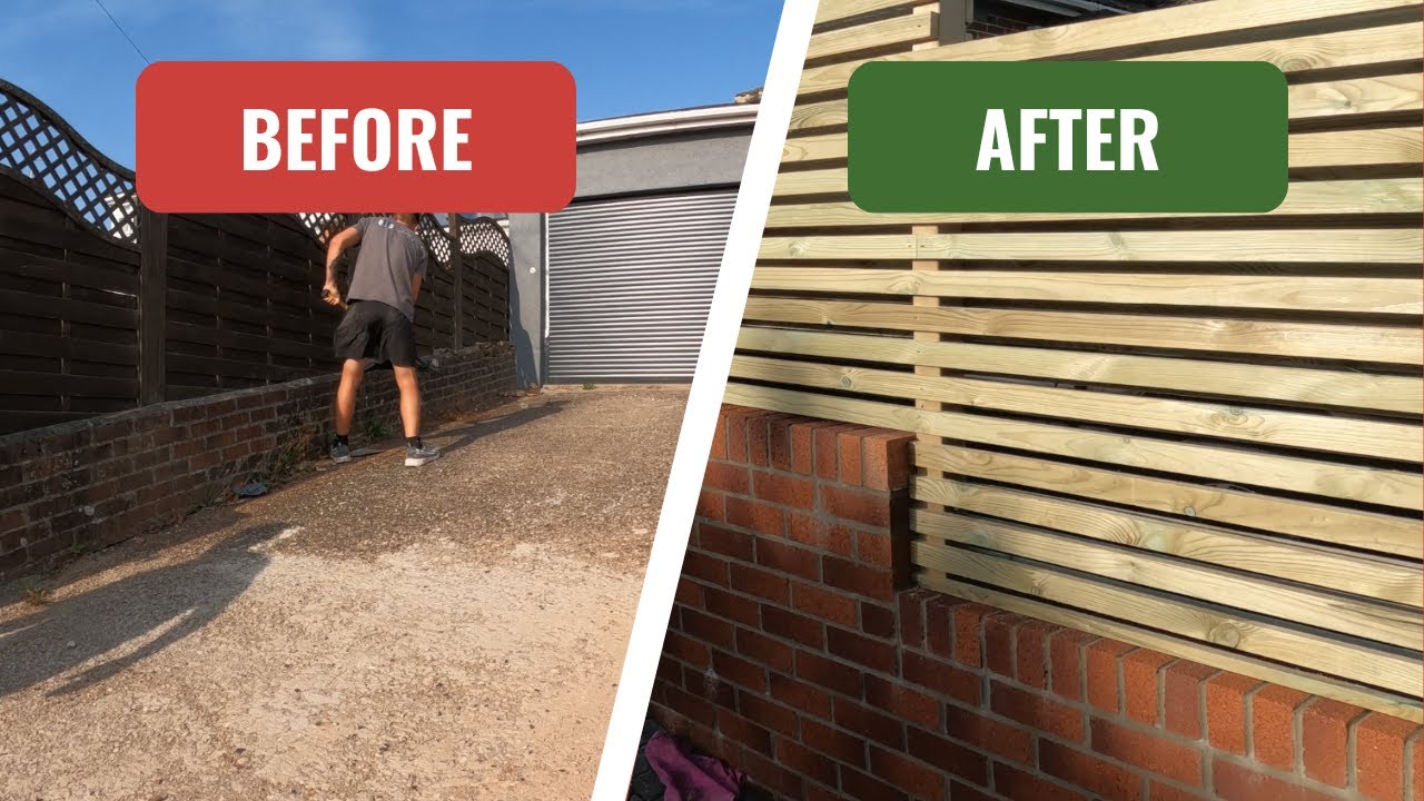 TDD Construction Project | Driveway Revamp | Building a brick wall ...