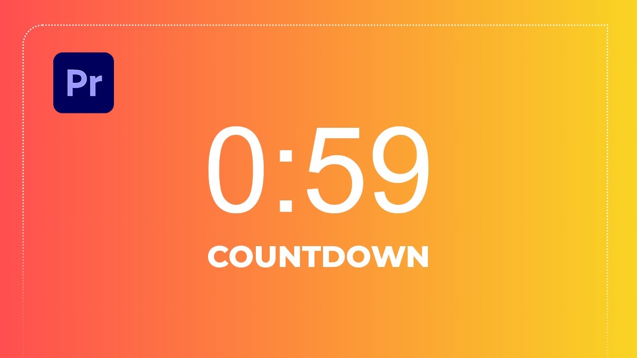 How To Make A Countdown In Premiere Pro YouTube How To Make A Countdown In Premiere Pro YouTube
