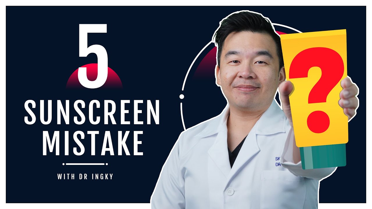 Top 5 Sunscreen Mistakes You Are Probably Making! - YouTube